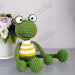 Frosch gehäkelt - www.handarbeit-macht-spass.de